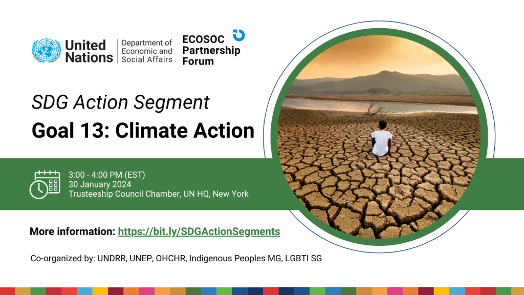 SDG Action Segment for Goal 13 | Department of Economic and Social Affairs