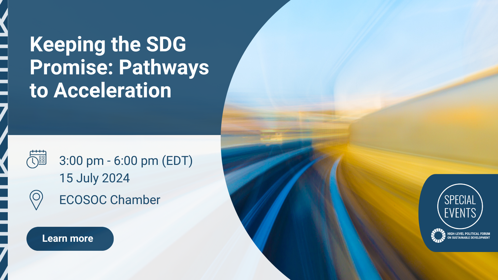 Keeping the SDG Promise: Pathways for Acceleration | Department of ...